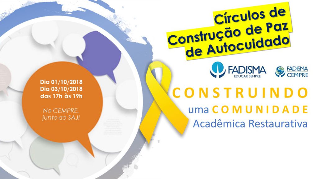 Círculos de Construção de Paz de Autocuidado para graduandos e pós ...